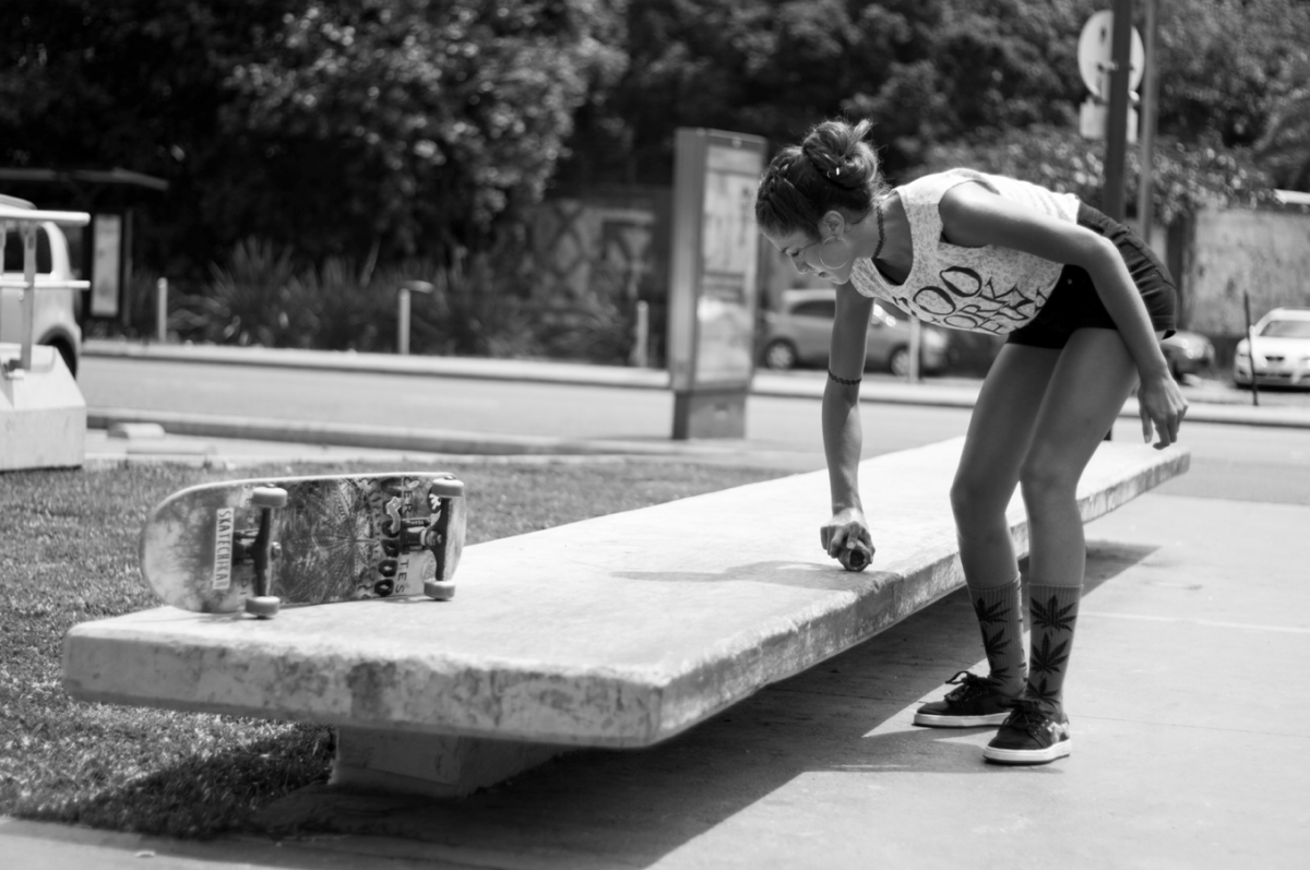 Camila Poli, la skater protagonista de la tapa de Playboy Argentina